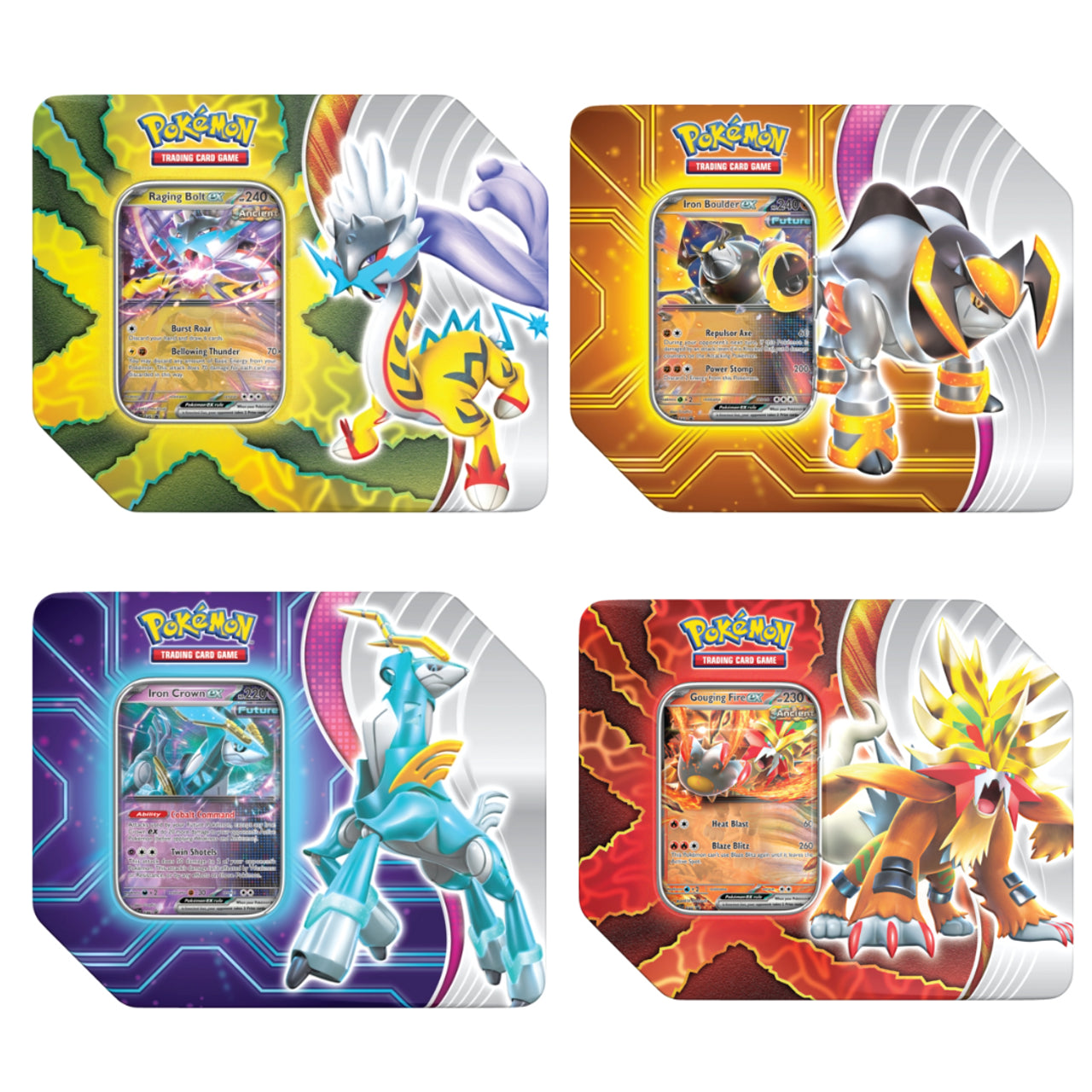 Pokemon TCG: Paradox Destinies Tin [Live-Rip] – MRC Card Shop